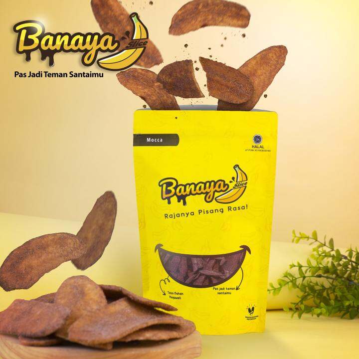 Banaya Slice Keripik Pisang Rasa Mocca - Snack Oleh Oleh Khas Lampung ...