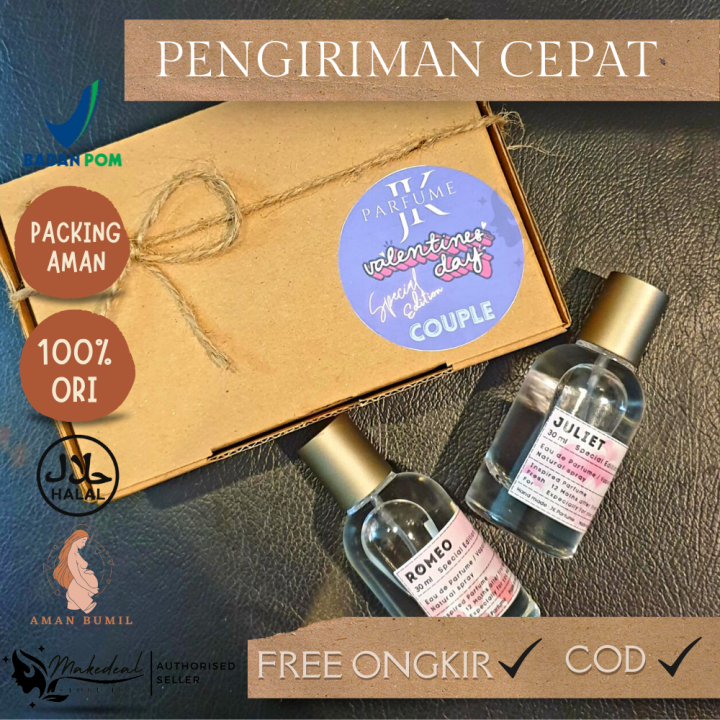 JK PARFUM VALENTINE EDITION 30 ML PRIA WANITA ROMEO JULIETE TAHAN LAMA ...