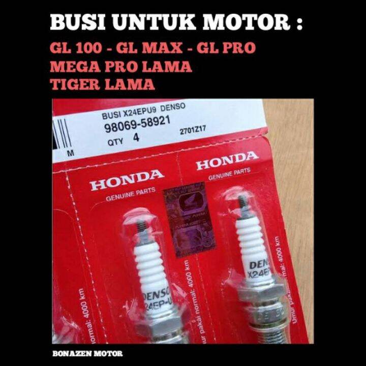 Busi GL 100 - Max - Pro - Mega Pro Lama - Tiger Lama / Original Honda ...