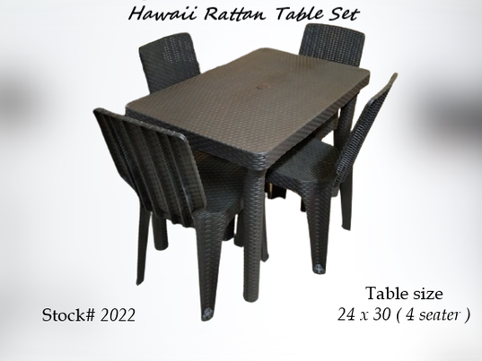 24X38 HAWAII RATTAN TABLE | Lazada PH