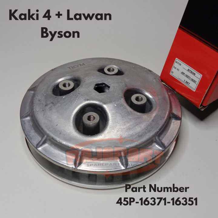 KAKI 4 + LAWAN RUMAH KOPLING BYSON JUPITER MX 150 JUPITER MX KING PLUS DUDUKAN (45P) TAKAYAMA ...