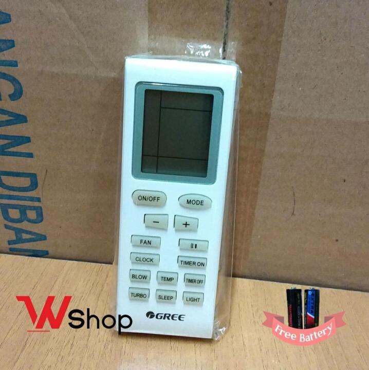 REMOTE/REMOT AC GREE ORIGINAL | Lazada Indonesia