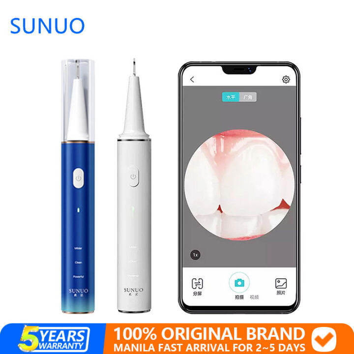 【🇵🇭Go1】Sunuo™ Visual Electric Ultrasonic Dental Whitener Scaler Tooth ...