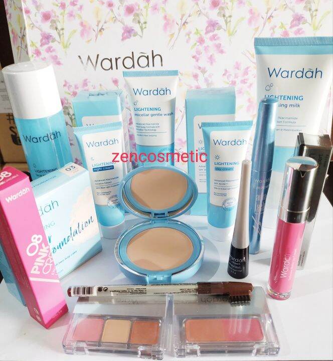 Paket Wardah Seserahan Lengkap / Wardah Make Up / Skincare | Lazada ...