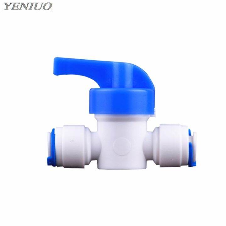 1/4 quot; 3/8 quot; Inline Tube tap shut off Ball Valve Quick Fitting ...