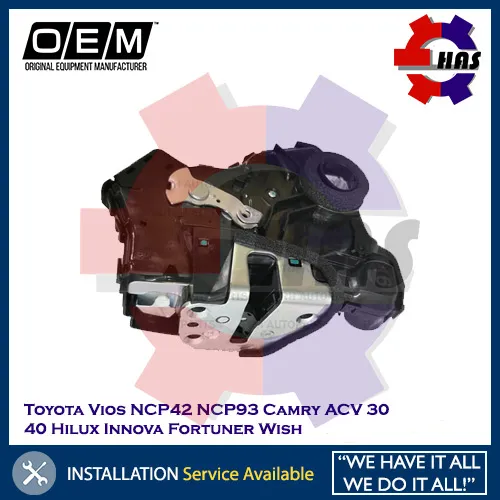 Door Inner Lock Toyota Vios NCP42 NCP93 Camry ACV30 ACV40 Hilux Innova Fortuner Wish 03 All ...