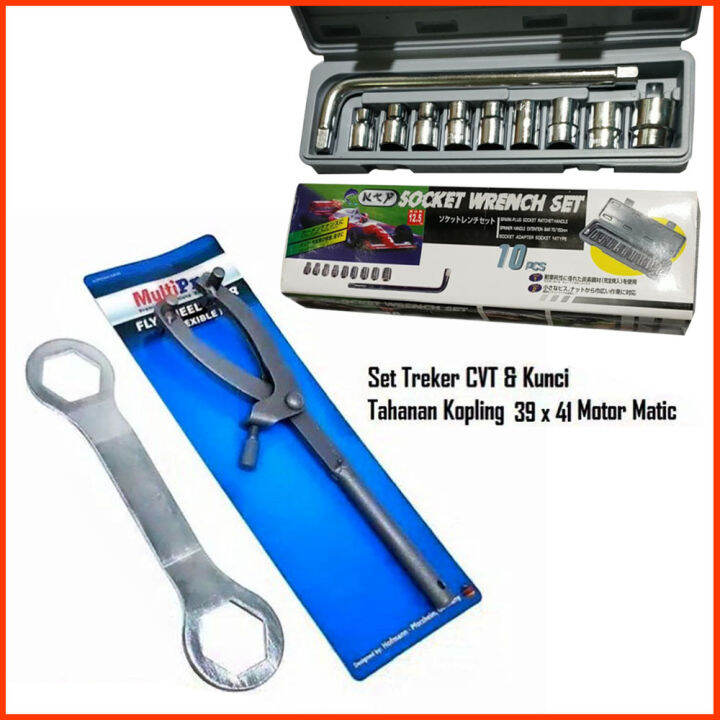 Paket Kunci Untuk Membuka CVT Motor Matic Yamaha BISA COD kunci bengkel lengkap Treker bearing ...