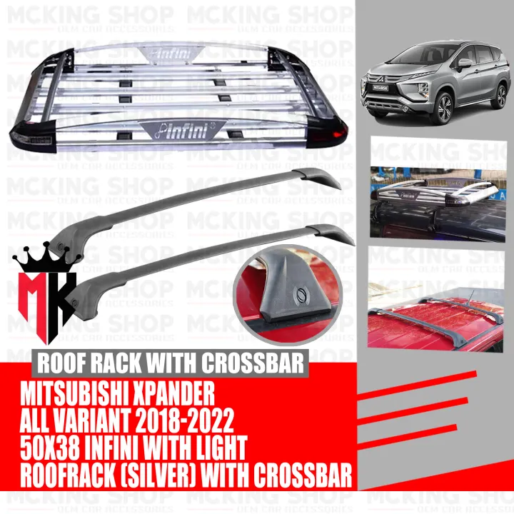Mitsubishi Xpander 2018-2022 INFINI with Light 50x38 Aluminum Roof Rack ...