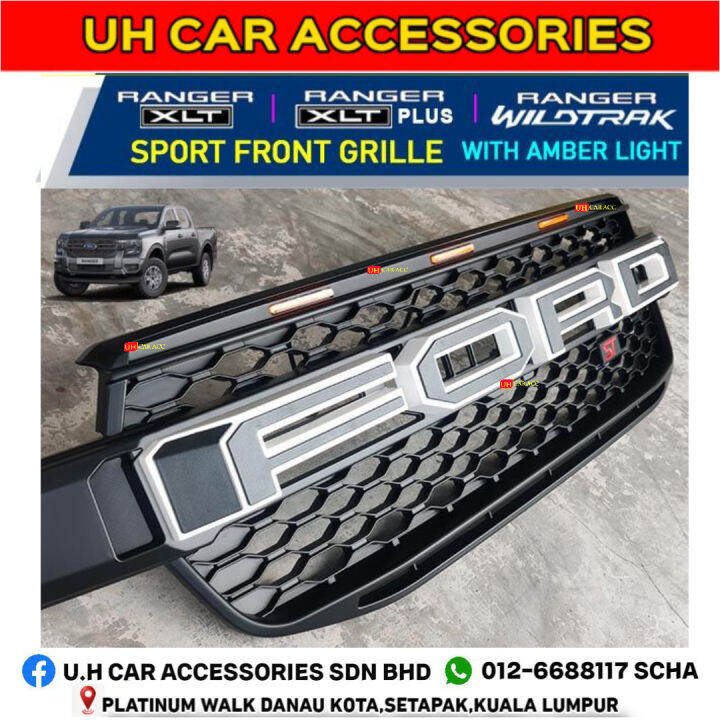 FORD RANGER T9 2022 XLT XLT WILDTRACK GT FRONT GRILL FRONT GRILLE | Lazada