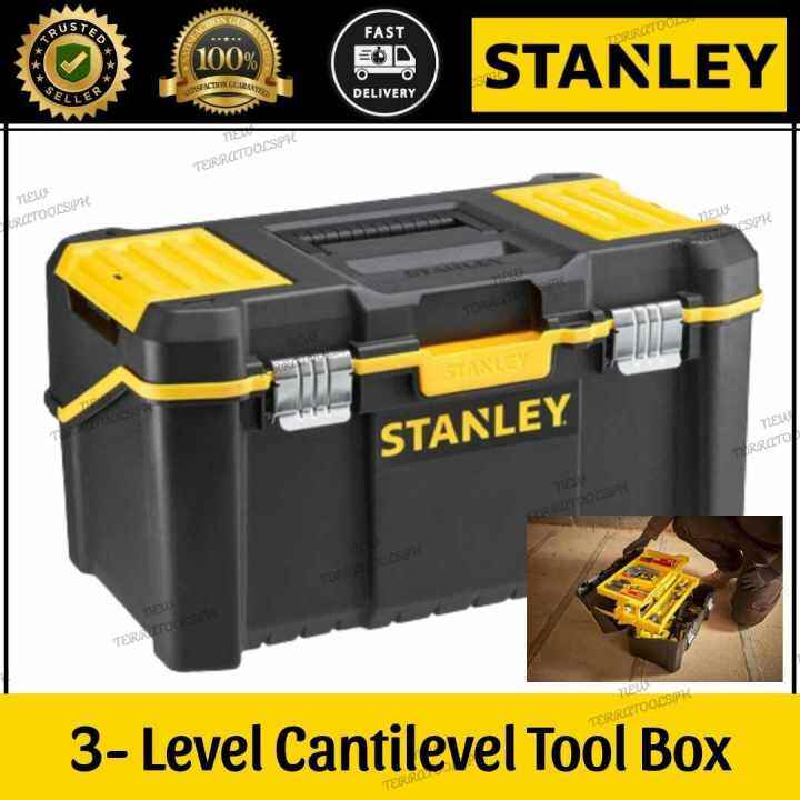 STANLEY 3-LEVEL CANTILEVEL TOOL BOX 83397-1 | Lazada PH