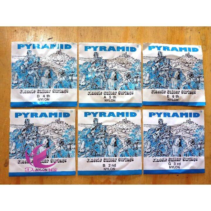 senar gitar/guitar pyramid piramid nilon/nylon/clasic eceran | Lazada ...