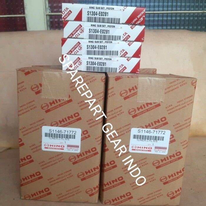 Ring Piston Dyna 130Ht Ht 130 Dan Liner Boring Puring Set Komplit ...