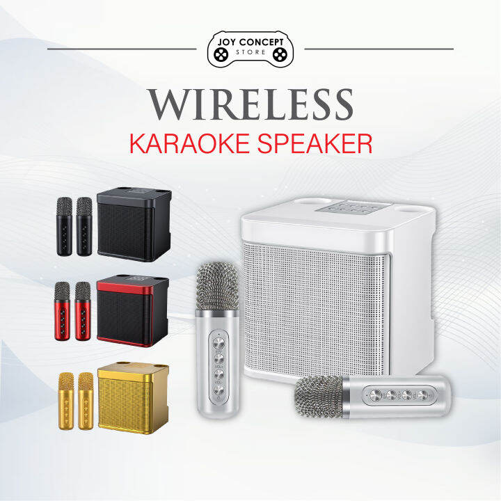 SU-YOSD YS-111 Wireless Bluetooth Karaoke Speaker With 2 Portable ...