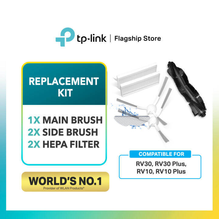 TP-LINK Tapo RVA100 Tapo Robot Vacuum Replacement Kit Compatible Models ...