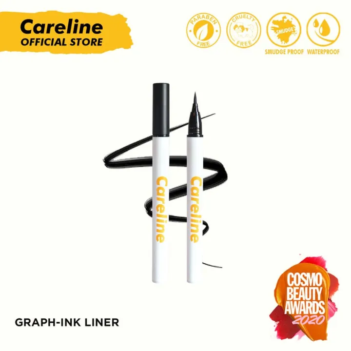 Careline Graph-Ink Liner Eyeliner, Waterproof, Smudgeproof, Long ...
