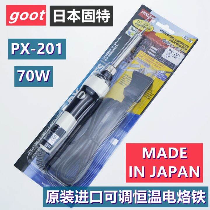 2023 Japan GOOT PX-201 Wide-Range Soldering Iron With Temperature 250 ...