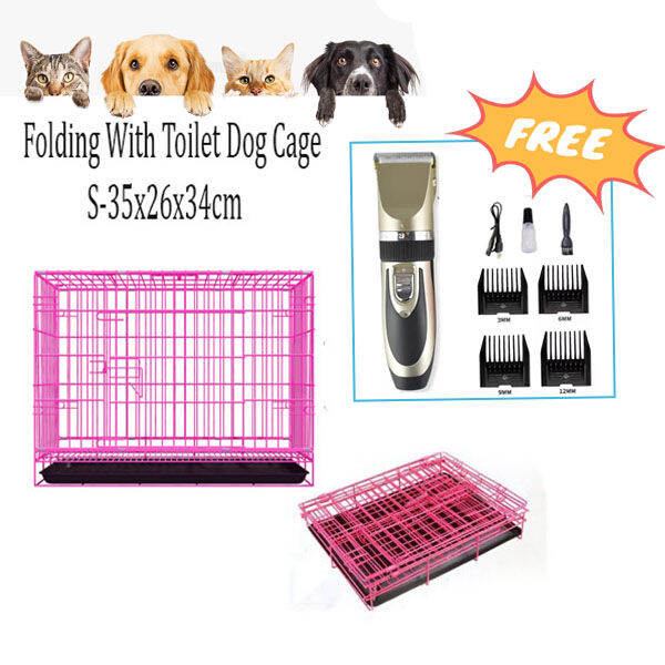 Pet Cages Set 001- 36x26x32cm Dog Cat Rabbit Chicken Cage Collapsible ...