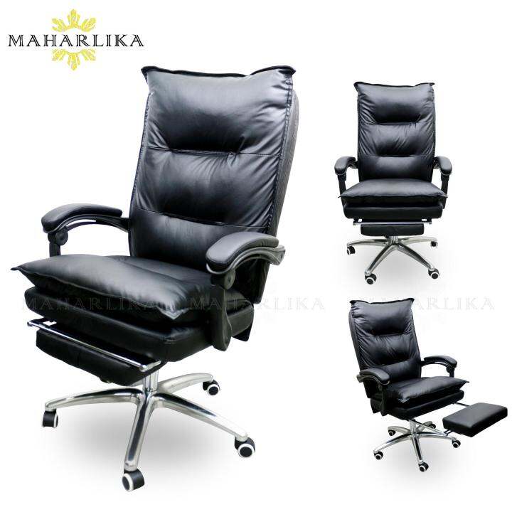 MK 808 Office Chair Home Office Chair Leather Designed Reclining Swivel ...