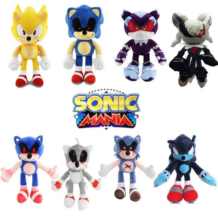 【PRETTY】 Anime Super Sonic Plush Toys Infinite Shadow the Hedgehog ...
