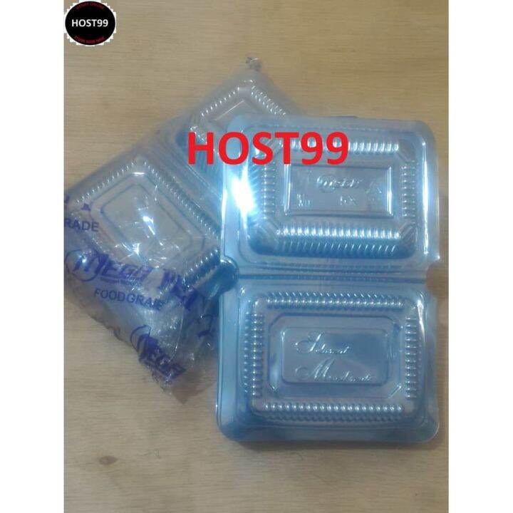 Mika Makanan Bening Mega Food Grade Mika Box Tempat Kue Uk.5X | Lazada ...