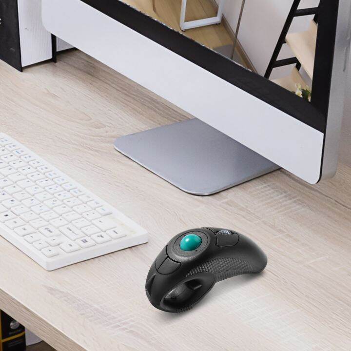 【FBB mouse】 New Wireless Trackball Mouse Ergonomic Thumb Controlled ...