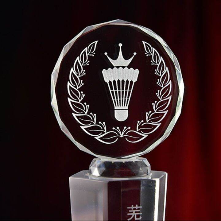 2023 Original Genuine crystal trophies customized table tennis ...