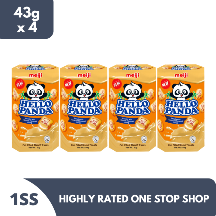Meiji Hello Panda Caramel 43g x 4 | Lazada PH