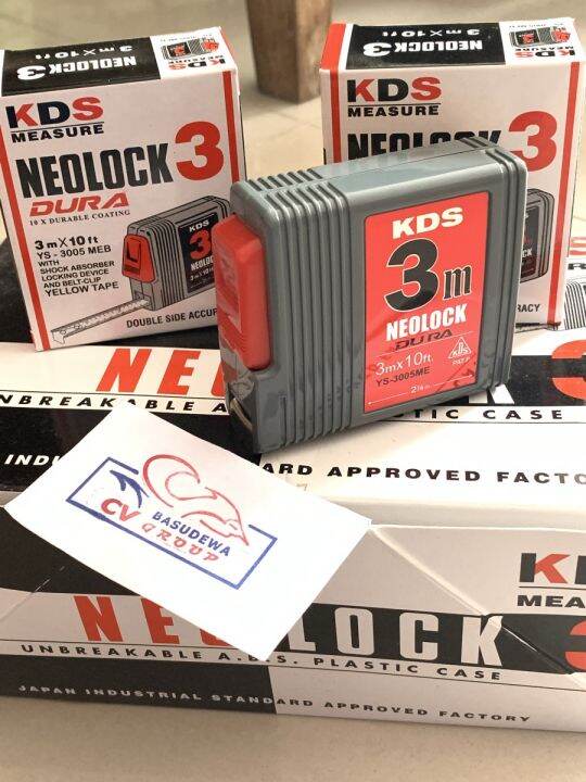 METERAN ROLL KDS 3 METER 3M METERAN NEOLOCK | Lazada Indonesia