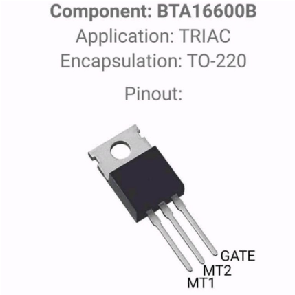 Transistor BTA16-600B / BTA 16 600 B / BTA 16A 600V Triac Original ...