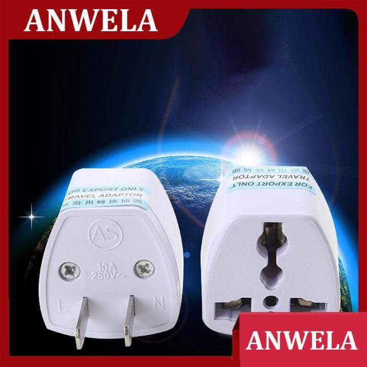 ANWELA 250V 10A 800W Universal EU GER US Plug Adapter European Germany Chinese Power Socket ...