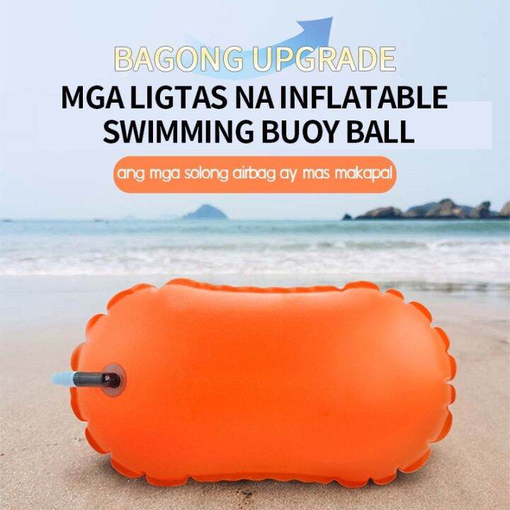 Swim Buoy Tow Float Pool Open Water Swimming Inflatable Airbag Sports ...