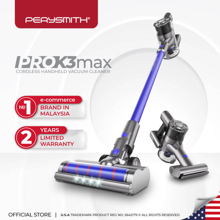 PerySmith Cordless Vacuum Cleaner Kaden Series Pro K3 Max (Handstick ...