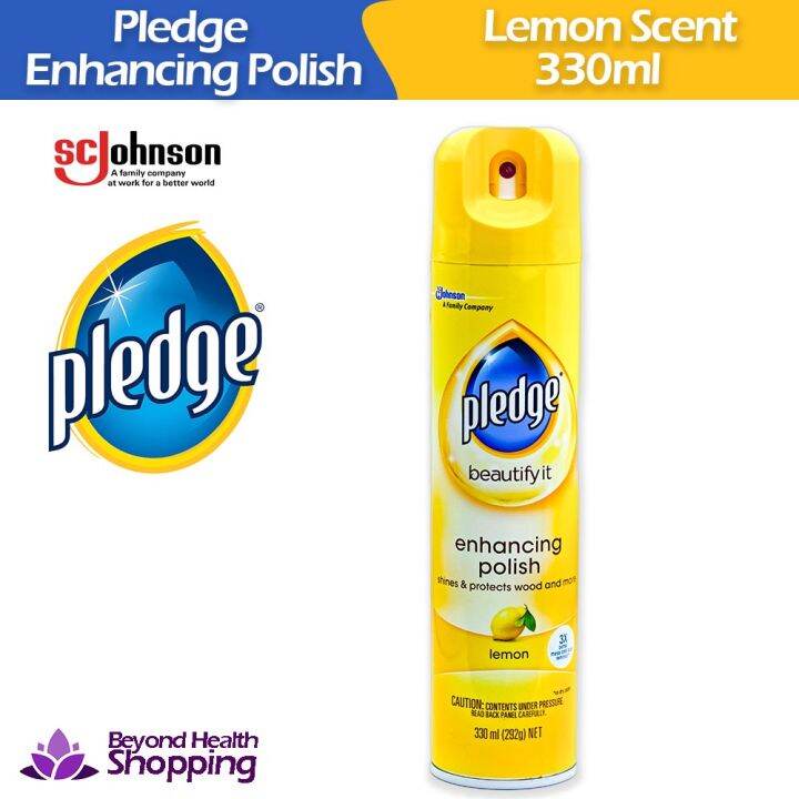 Pledge Enhancing Polish Lemon Scent 330ml Pledge Furniture Polish ...