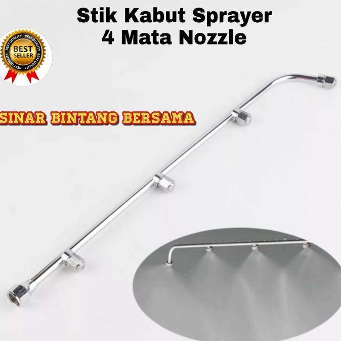 Stik Kabut Sprayer 4 Mata Nozzle | Alat Semprot Hama | Lazada Indonesia