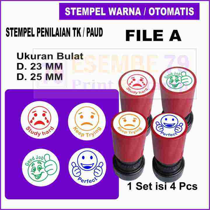 Stempel Nilai Penilaian Anak TK PAUD | Lazada Indonesia