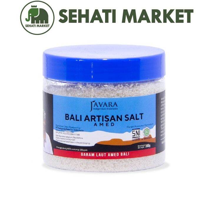 JAVARA BALI ARTISAN SALT AMED GARAM LAUT BALI 300 g 300g | Lazada Indonesia