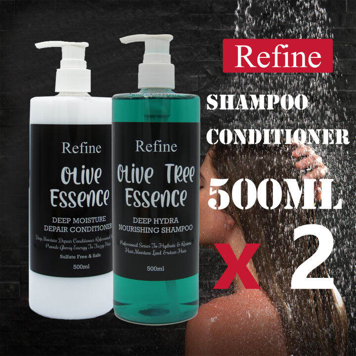 Refine Shampoo and Conditioner Set for Hair Growth aloe vera nizoral ...