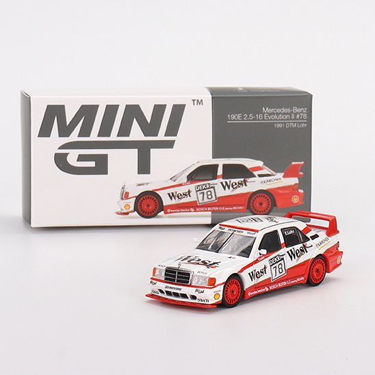 Mini GT Mercedes-Benz 190E 2.5 16 Evolution II 1991 DTM #78 Lohr ...