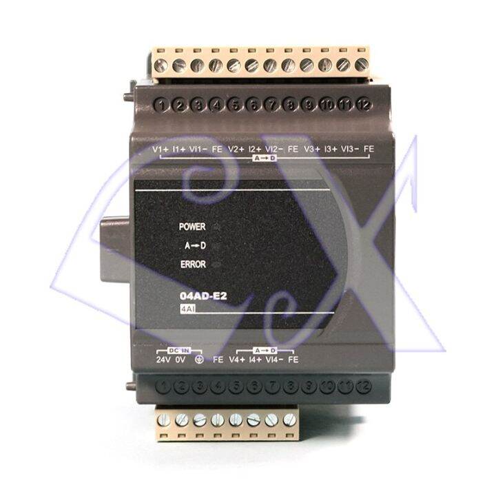 เดลต้าคอนโทรลเลอร์แบบใหม่ดั้งเดิม ES2ชุดควบคุม PLC DVP04AD-E2 24VDC 4AI ...