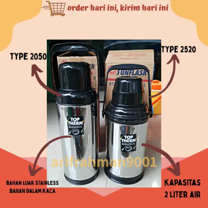 Promo - Thermos Air Panas Termos Air Panas Stainless 2 Liter Tipe 2050-2520 Sunflask - Sedia ...