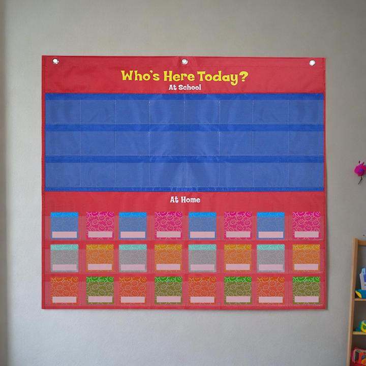 chiwanji Classroom Attendance Chart Sign in Attendance Bag for ...