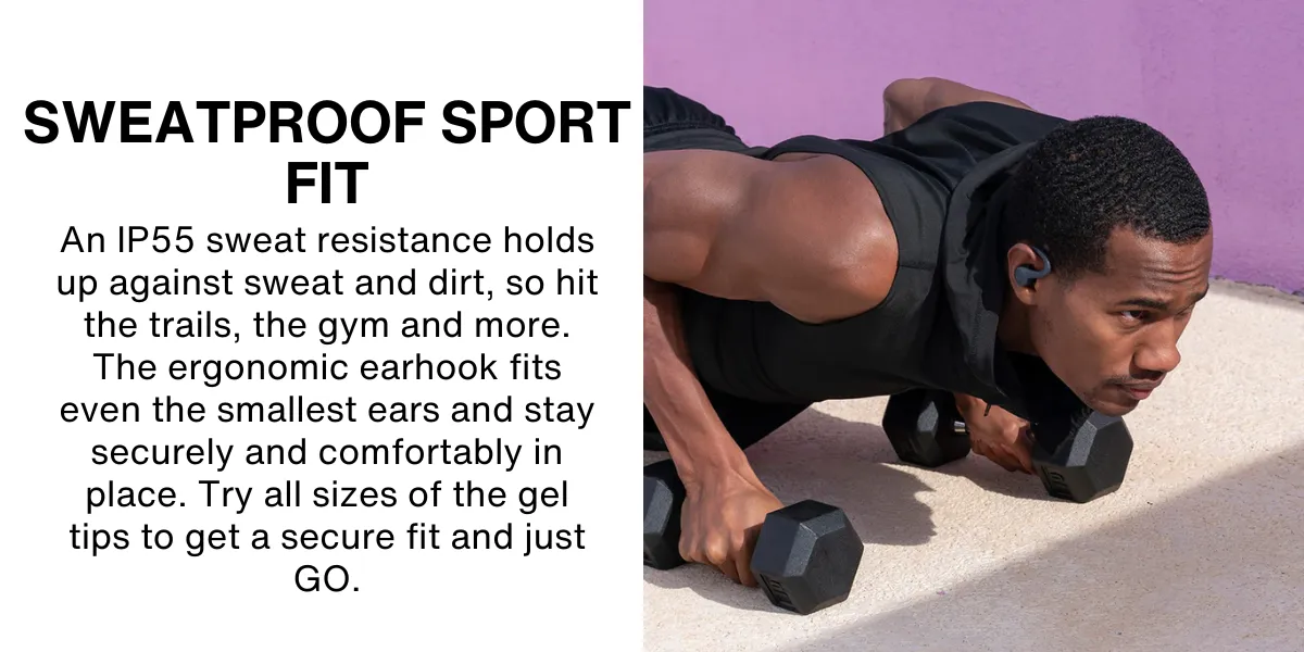 JLab Go Air Sport True Wireless Earbuds - Rack85