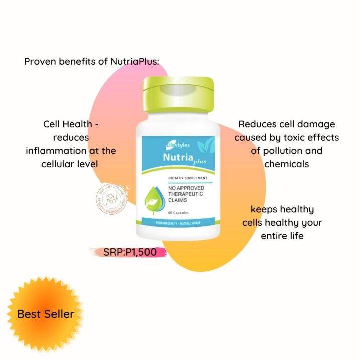 BEST DEALS NUTRIA PLUS 60capsule (lifestyle) | Lazada PH