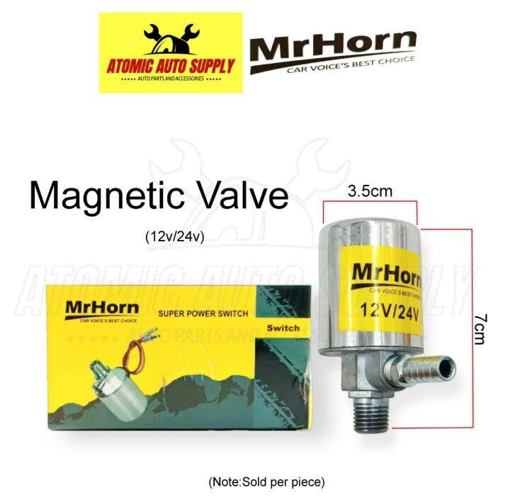 MrHorn - AIR HORN MAGNETIC VALVE SWITCH (YANKEE HORN) - 12V/24V (SOLD ...