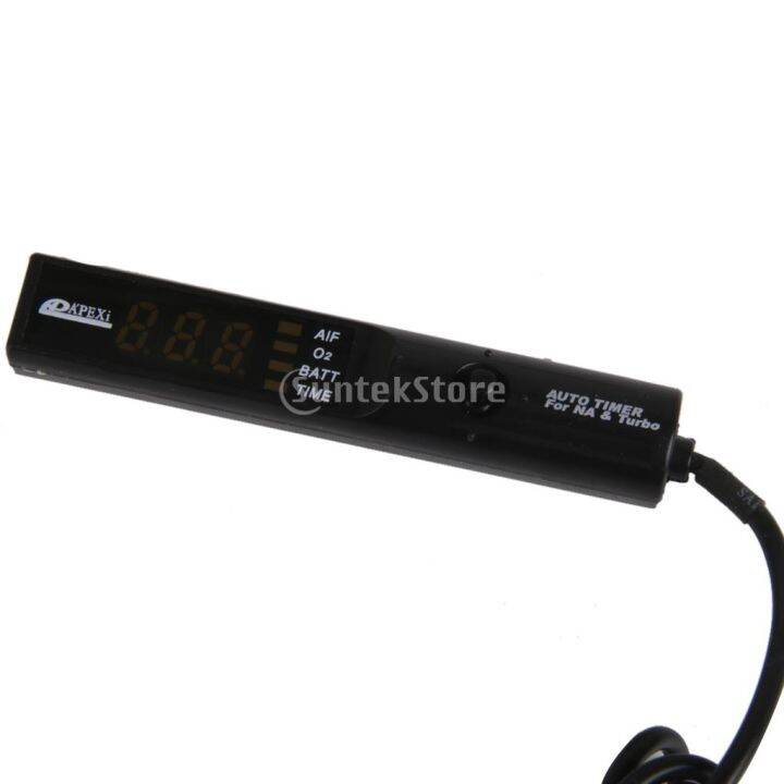 APEXI 12V Universal Turbo Timer For NA Black Pen Control White Led ...