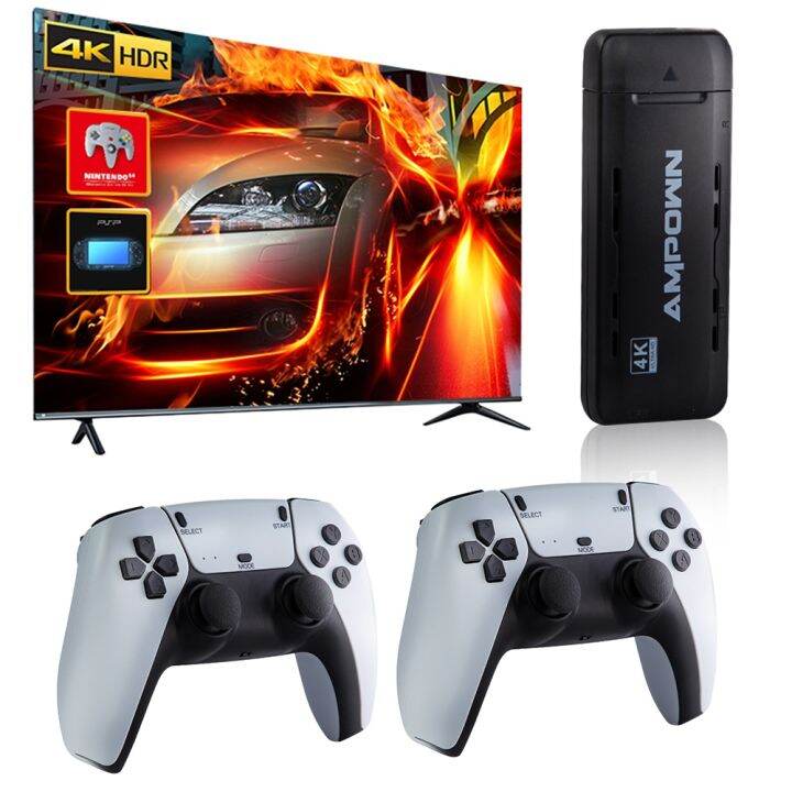 ⊙ 10000 Games Video Game Consoles HD Display 2.4G Wireless Controller ...