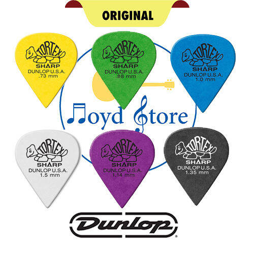 Original Dunlop Tortex Sharp Guitar Picks | Lazada PH