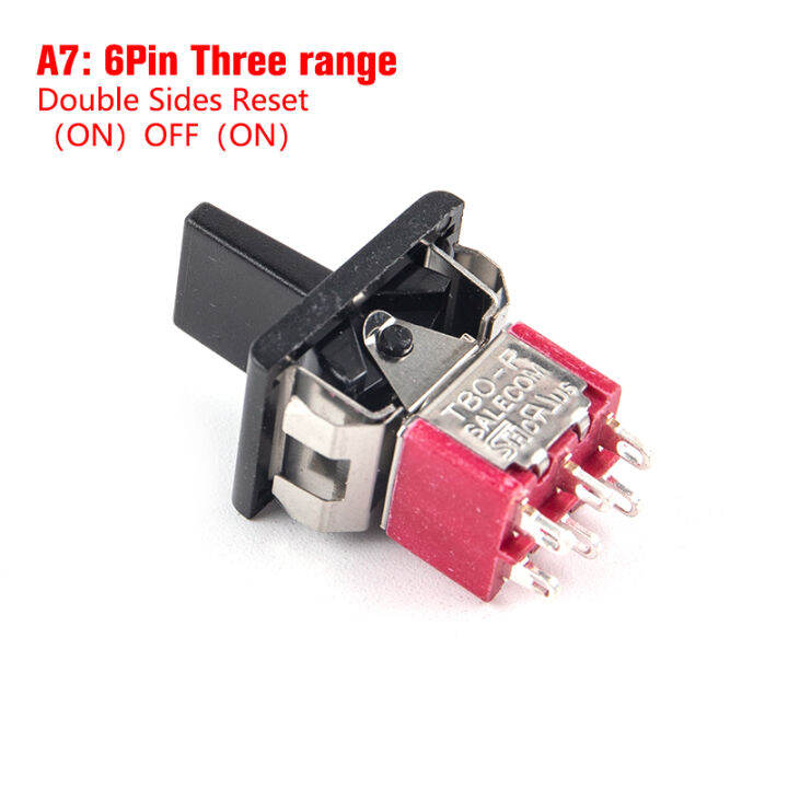 KingBe SH T80-R Series Mini Paddle Toggle Switch Square Snap-in Panel ...