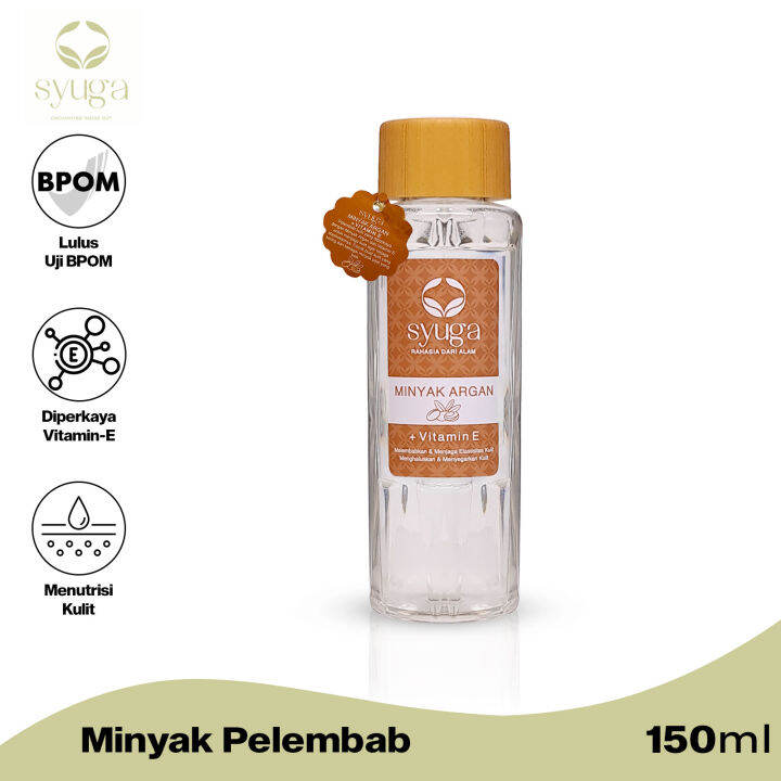 Syuga Minyak Pelembab Kulit BPOM 150 ML Plus Vitamin E Olive Oil ...