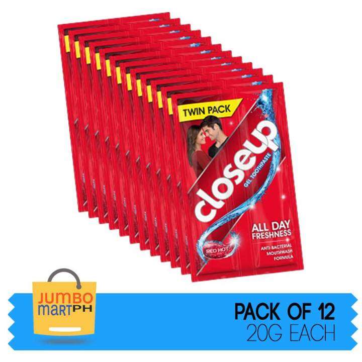 COLGATE RED HOT GEL TOOTHPASTE 20G / PACK OF 12 | Lazada PH
